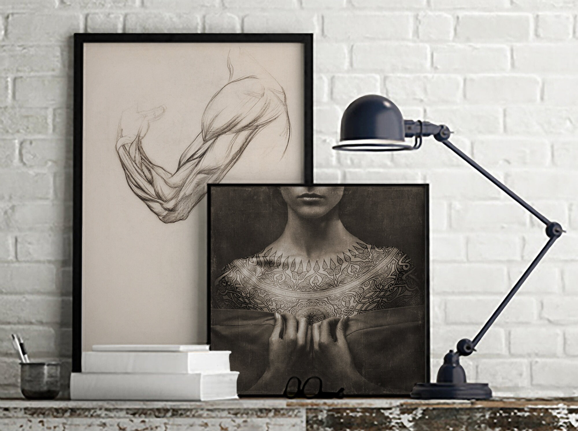 Anatomy Art Digital Print, Vintage Figure Drawing Printable Artwork ...