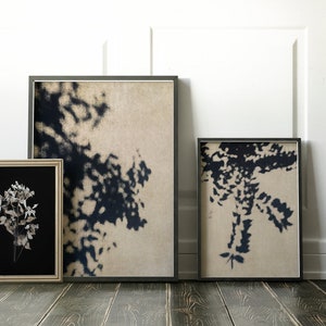 Abstract Shadow Photography Printable Artwork Set of Two Digital Prints ...