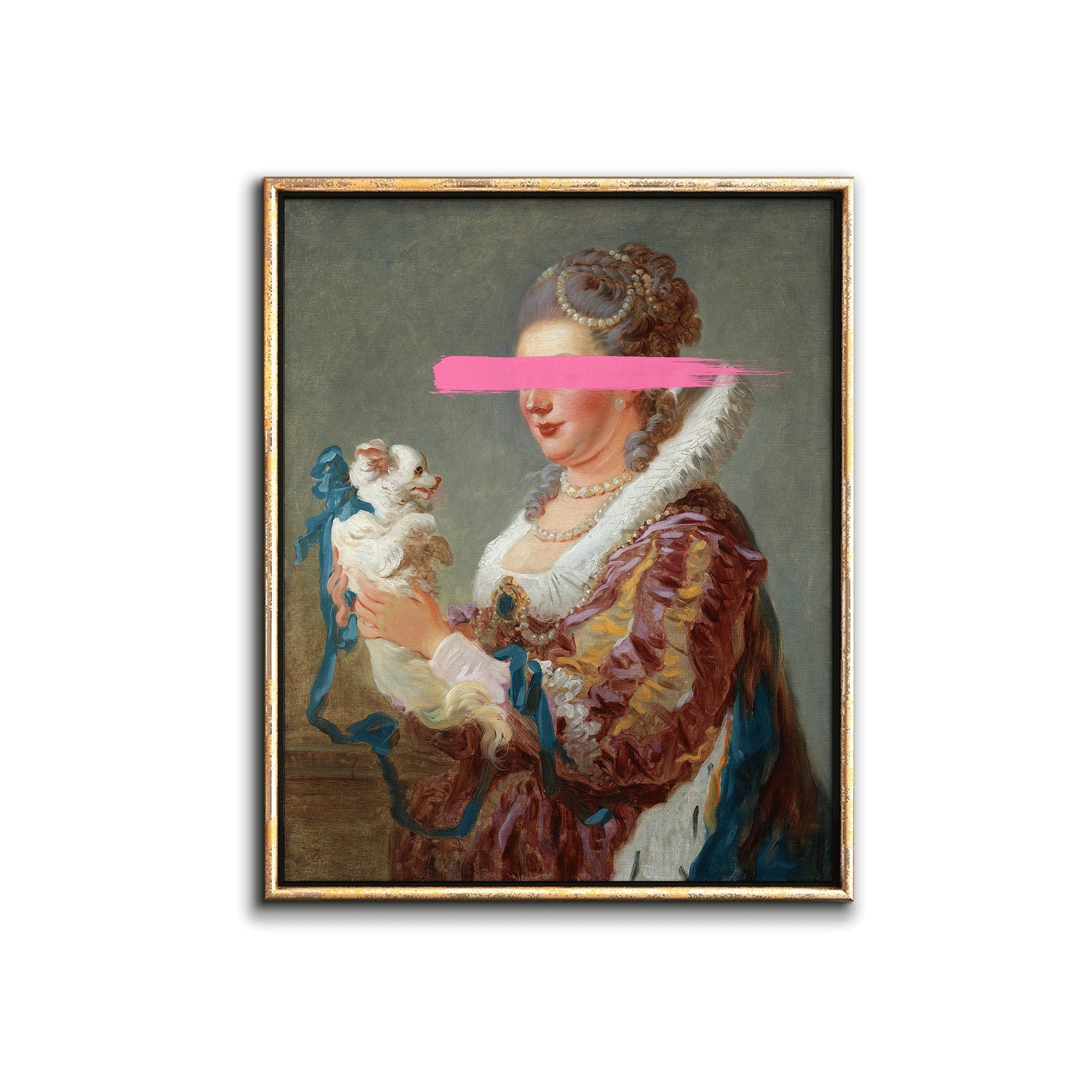 Altered Art Vintage Portrait Downloadable Prints - Quirky Wall Art Boho ...