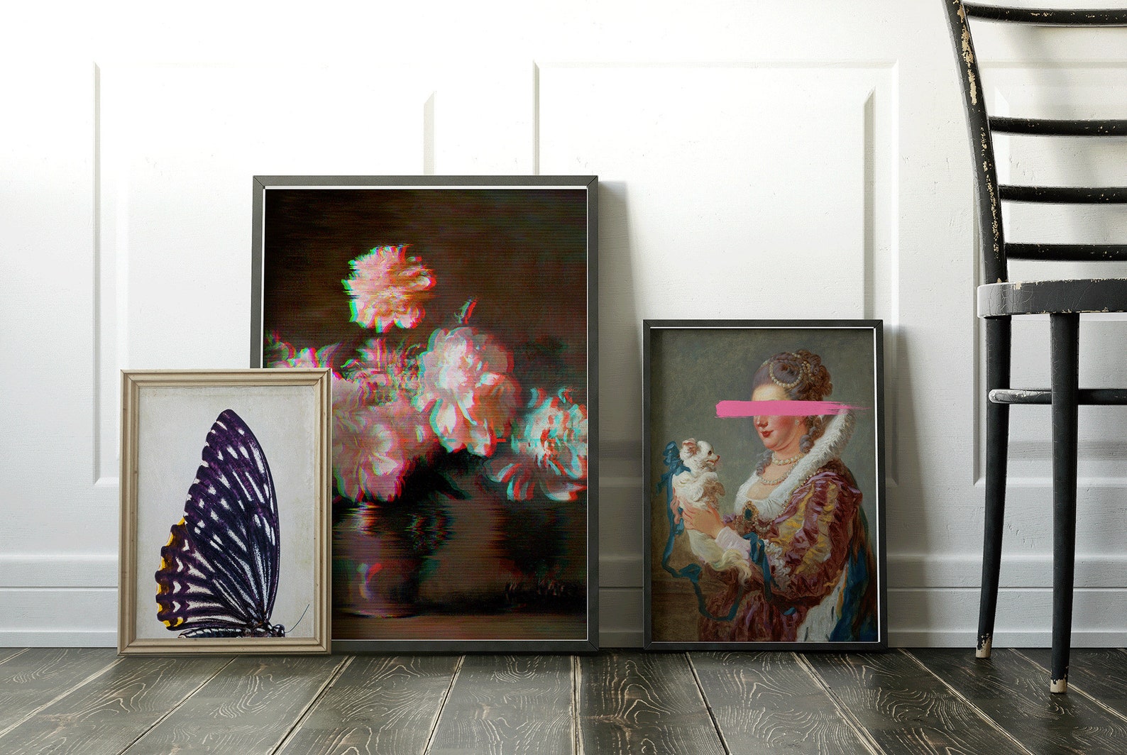 Altered Art Vintage Portrait Downloadable Prints Quirky Wall - Etsy