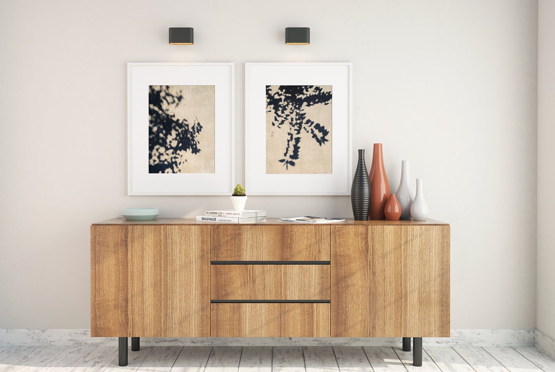 Abstract Shadow Photography Printable Artwork Set of Two - Etsy