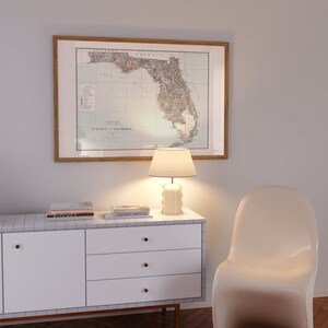 Map of Florida State Digital Prints Vintage Map Printable - Etsy