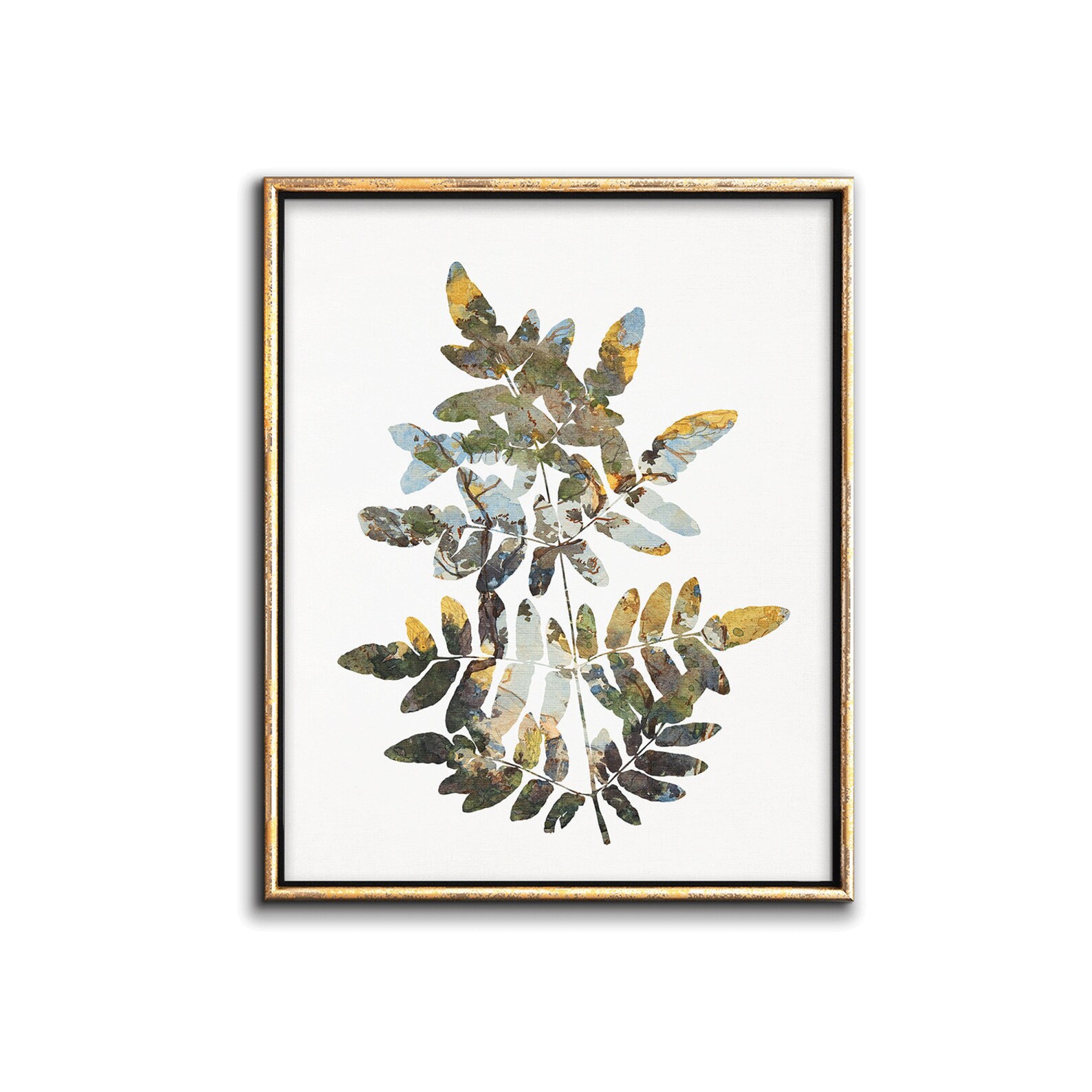 Botanical Poster Collage Art Printable Artwork Colorful Wall - Etsy