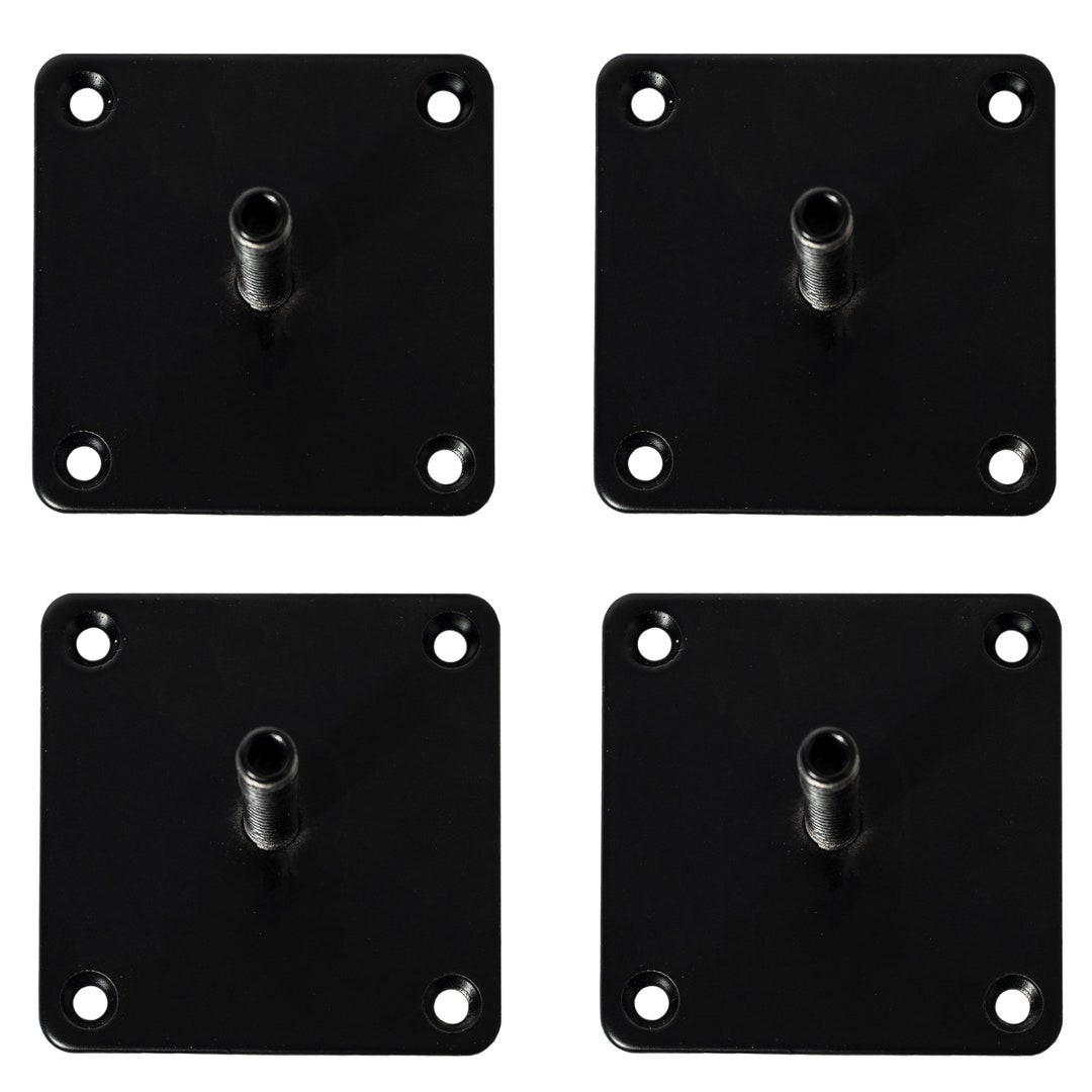 4x M8 Mounting Plate FUSION Legs Mounting Plate Furniture Feet ...