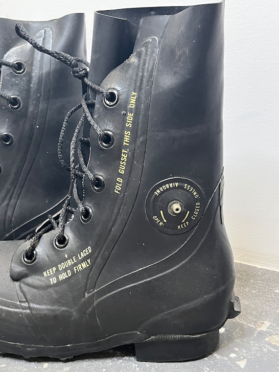 Vintage 1980s Us Military Mickey Mouse Boots. Extreme… - Gem