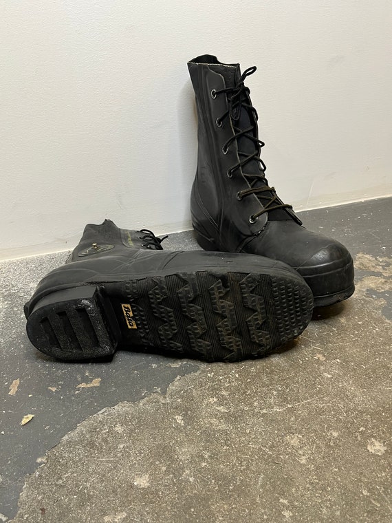 Vintage 1970s Us Military Mickey Mouse Boots. Extreme… - Gem