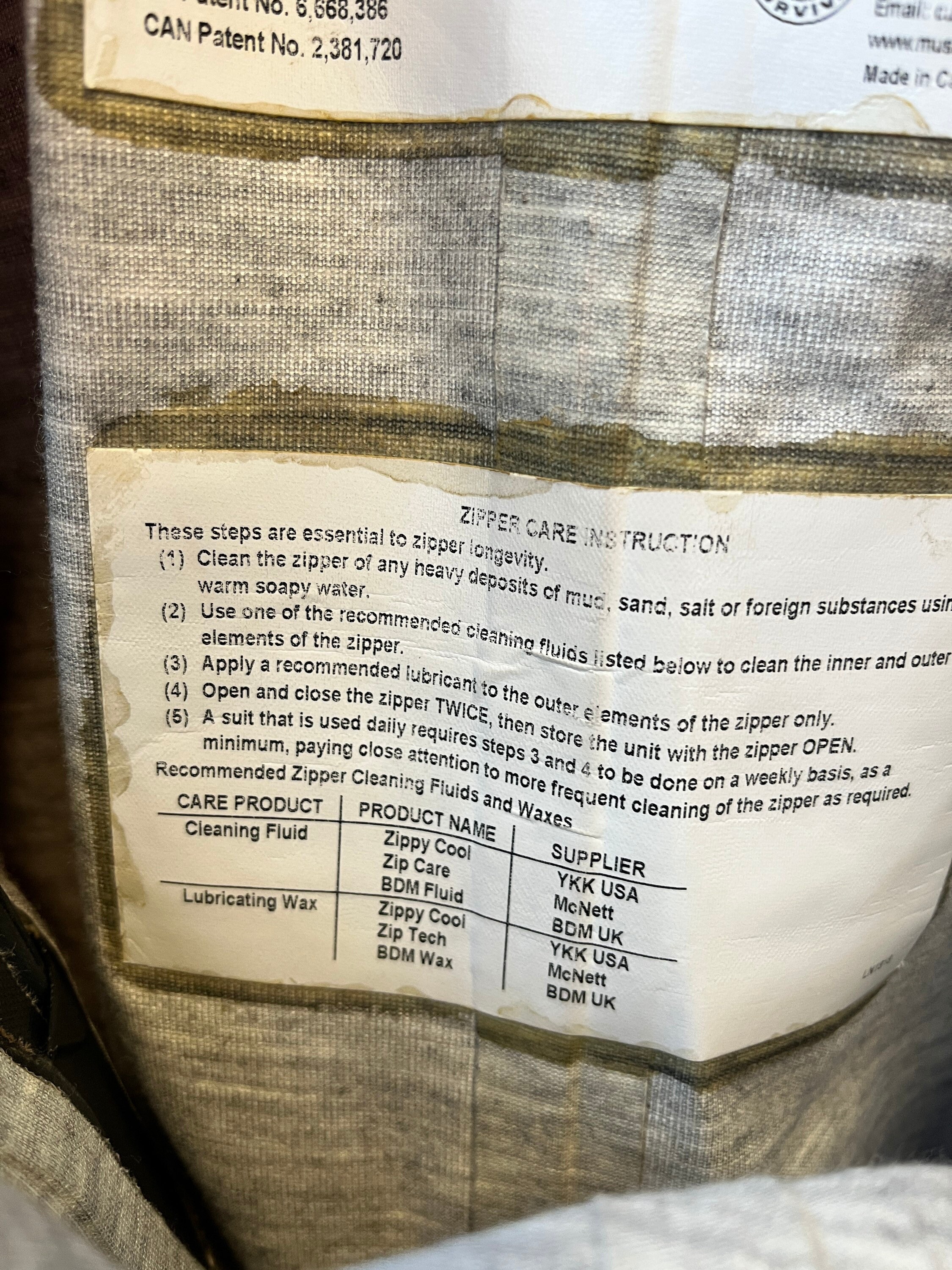 Canadian Search and Rescue SAR Tech Nomex and Neoprene Immersion Suit ...