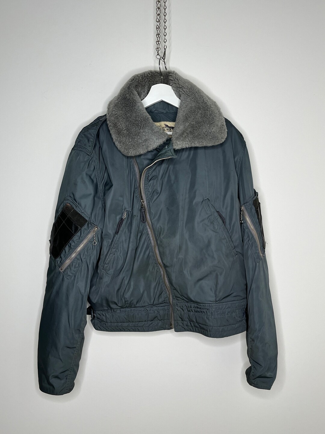 Rare Vintage 1960s RCAF Type 3 Shearling Collar Flight Jacket ...