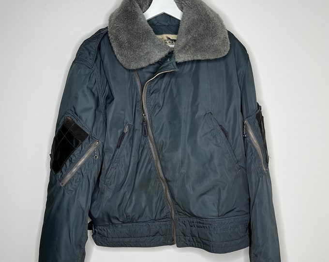 Rare Vintage 1960s RCAF Type 3 Shearling Collar Flight Jacket ...