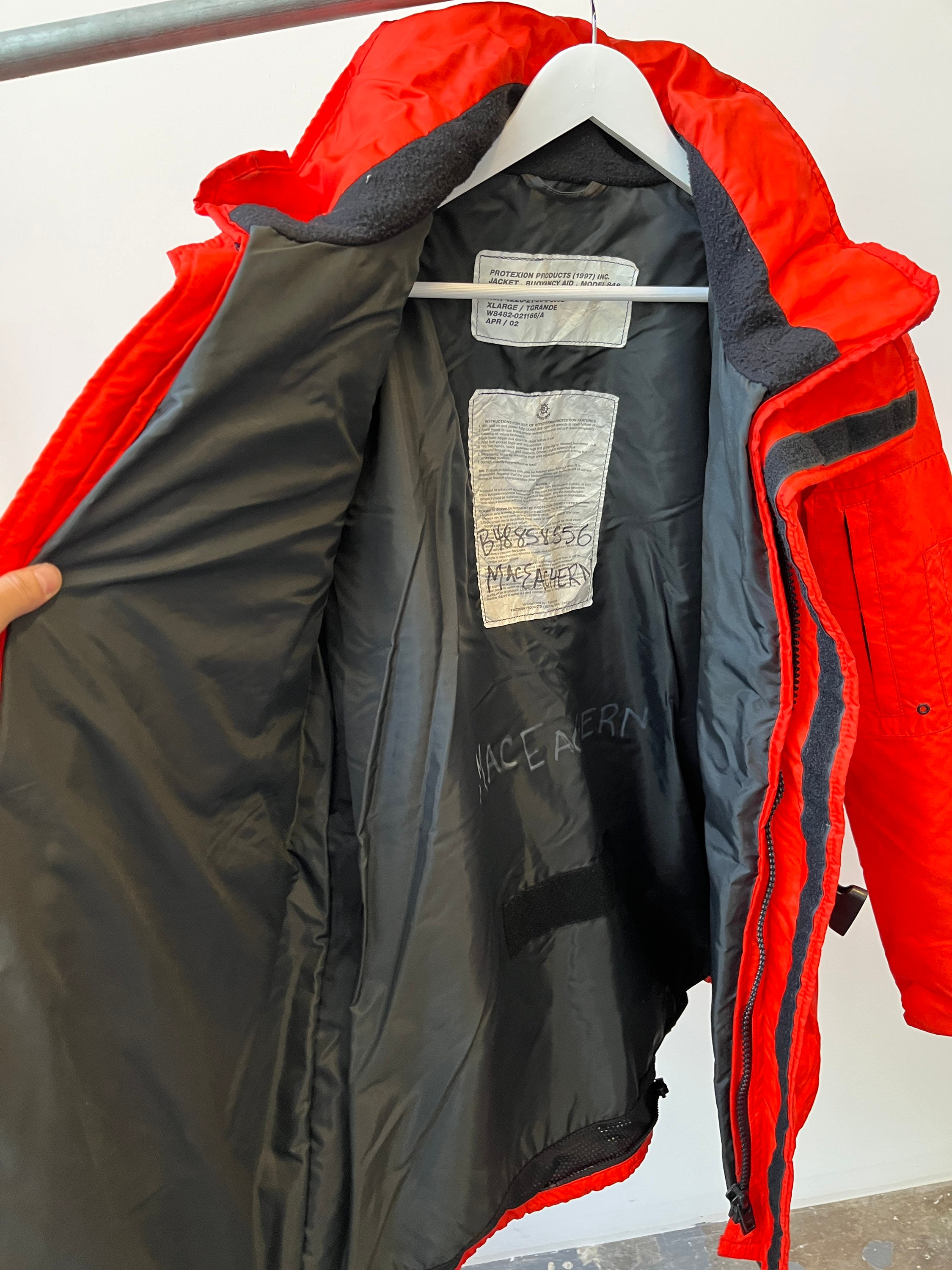 Mustang Technical Flotation Jacket Canadian Coastguard. Sz XL - Etsy