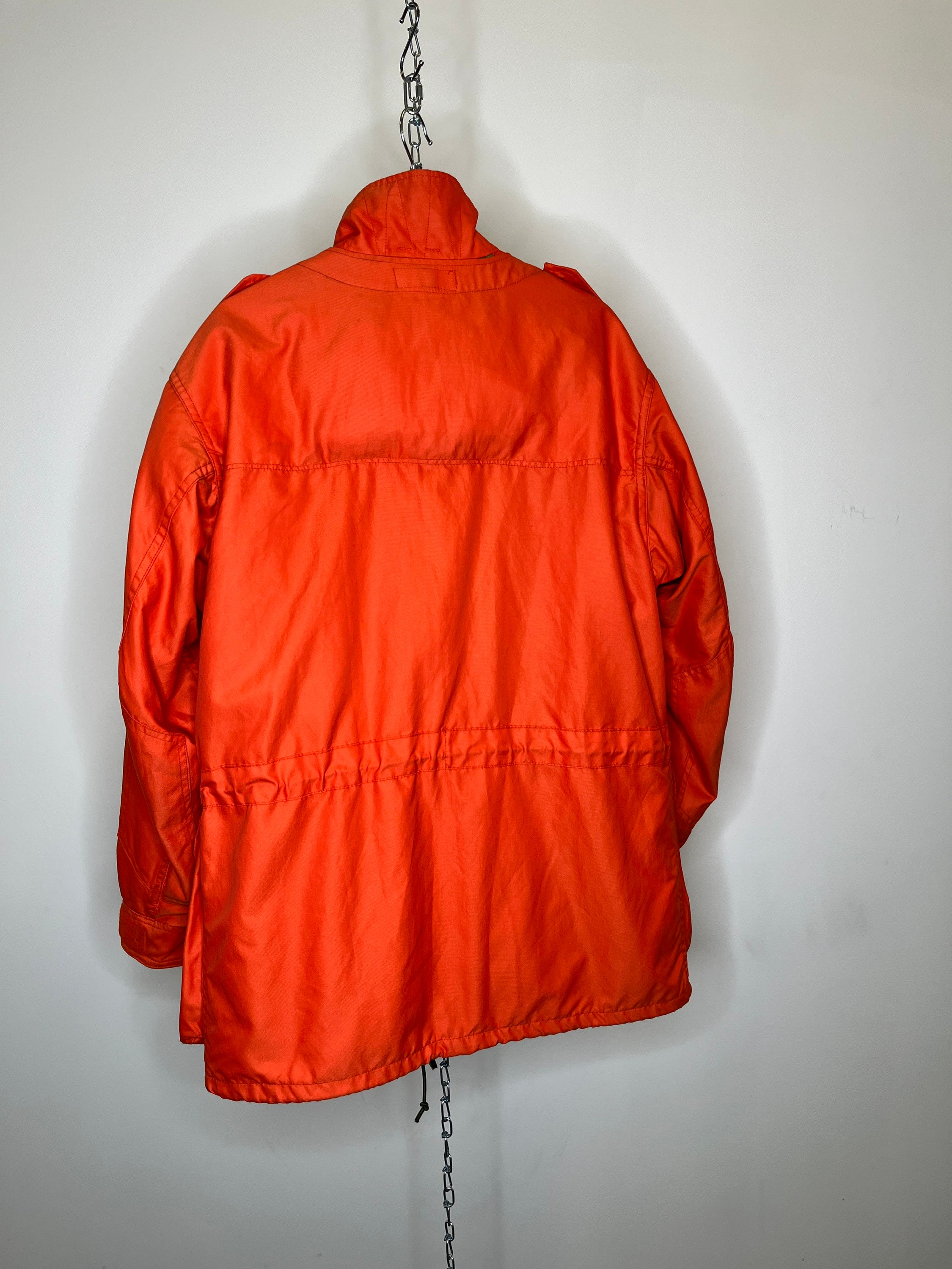 Rare Vintage Canadian SAR Tech Parka in Rescue Orange. Sz 70/40. Loaded ...