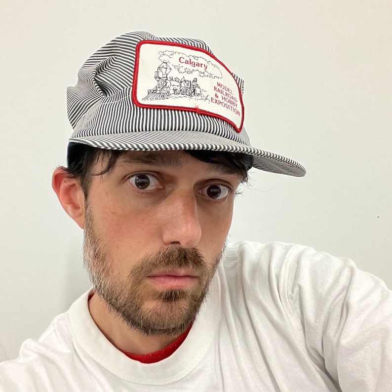 Vintage 1980s Train Conductor Cap or Railroad Workers Hat. Made by ...