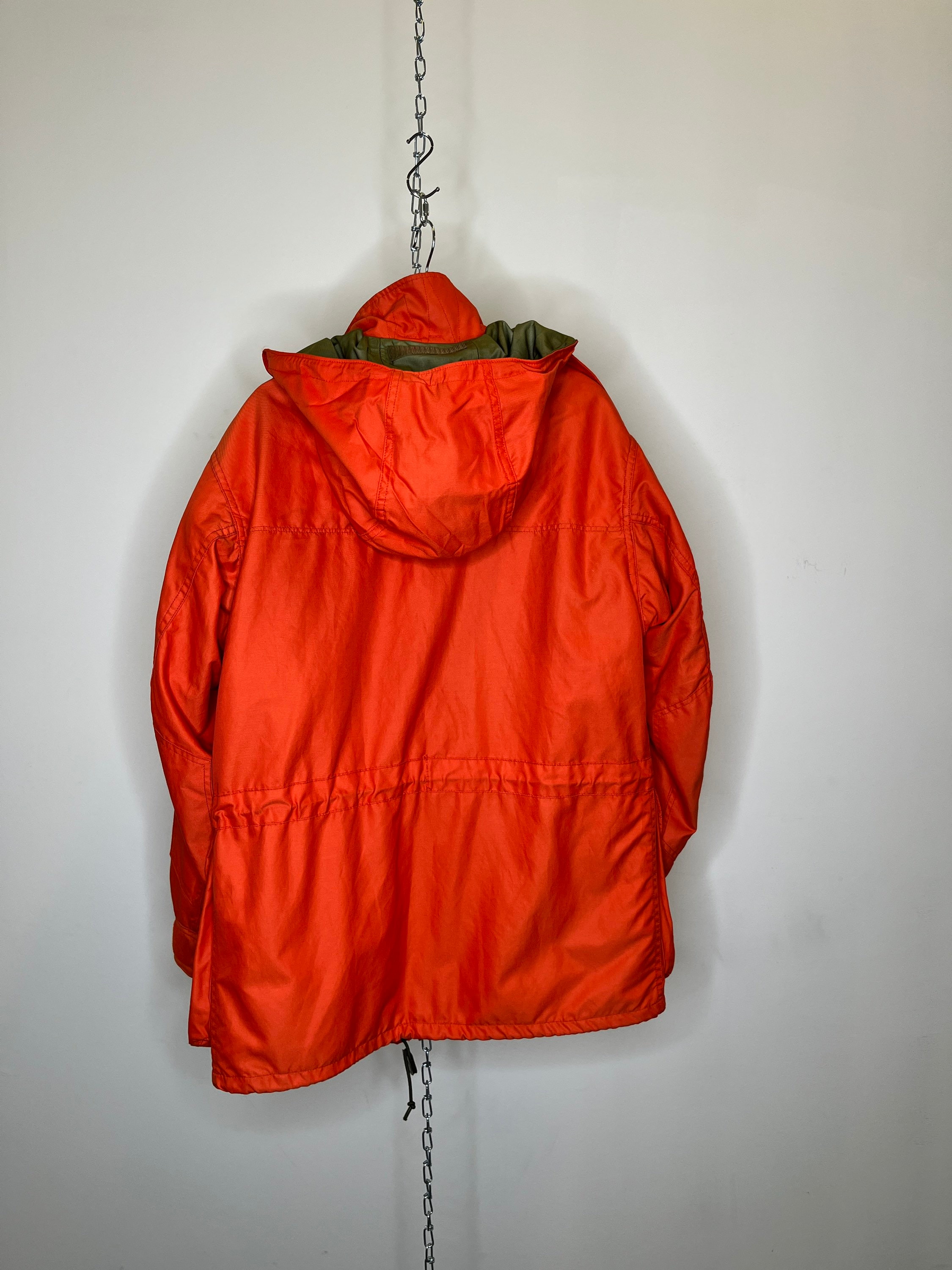 Rare Vintage Canadian SAR Tech Parka in Rescue Orange. Sz 70/40. Loaded ...
