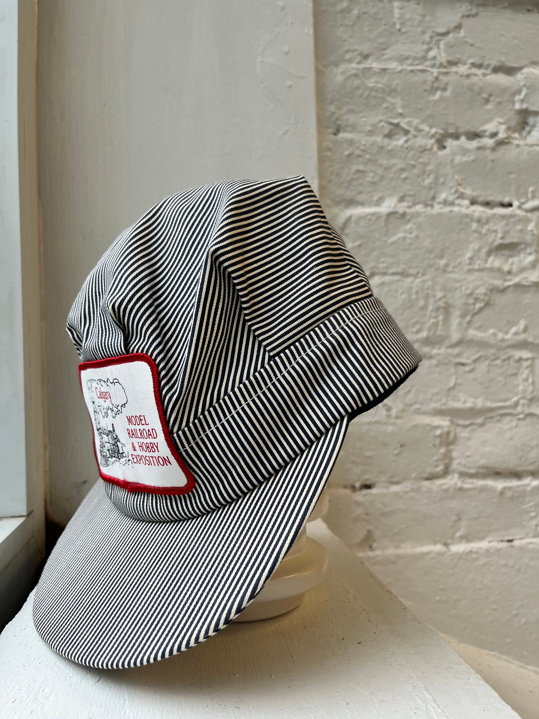 Vintage 1980s Train Conductor Cap or Railroad Workers Hat. Made by ...