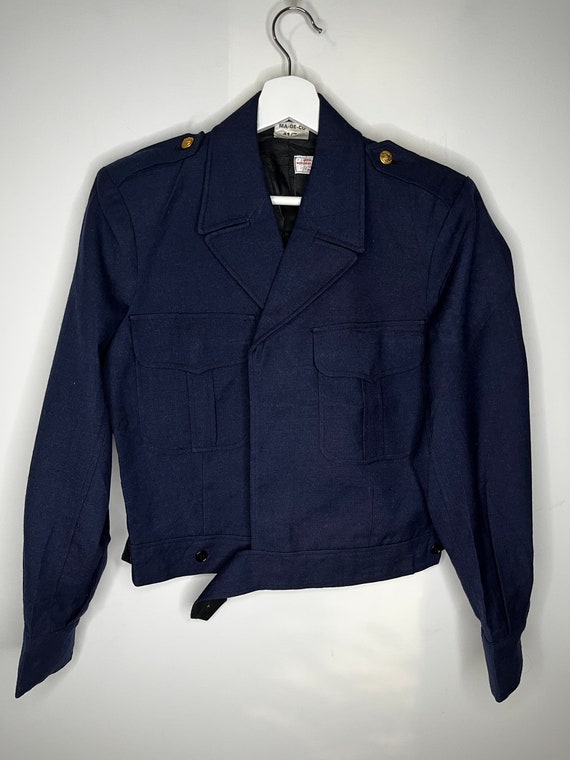 French Ike Jacket. Cropped Silhouette. Crafted in Wool. | Etsy