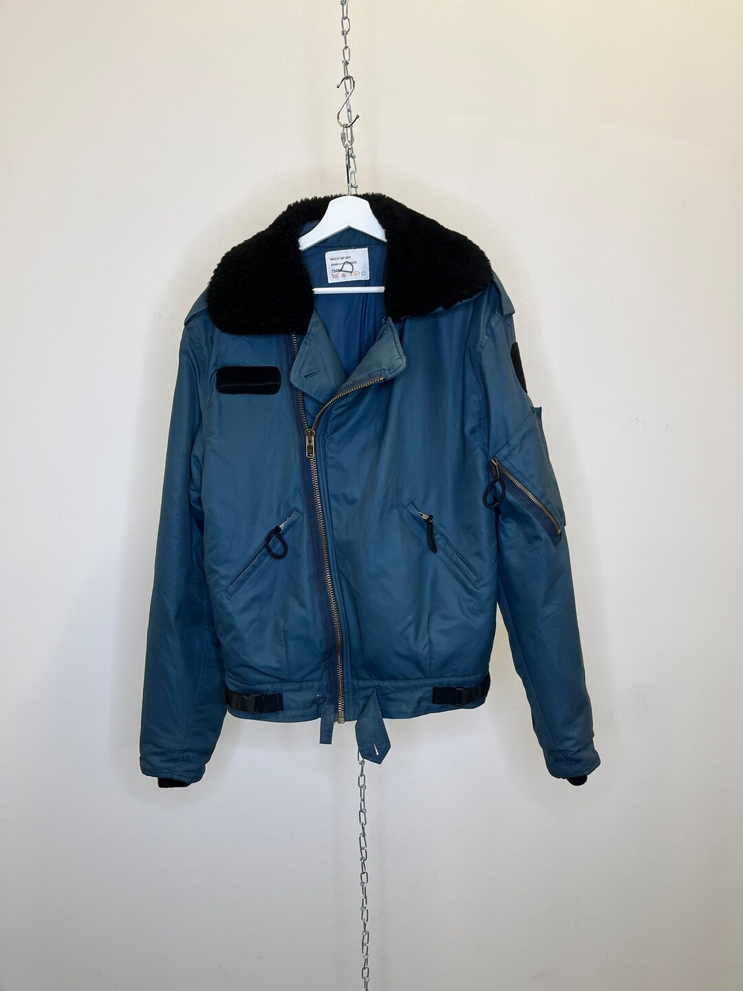 Vintage 90s RCAF Shearling Collar Flight Jacket. Excellent Condition ...