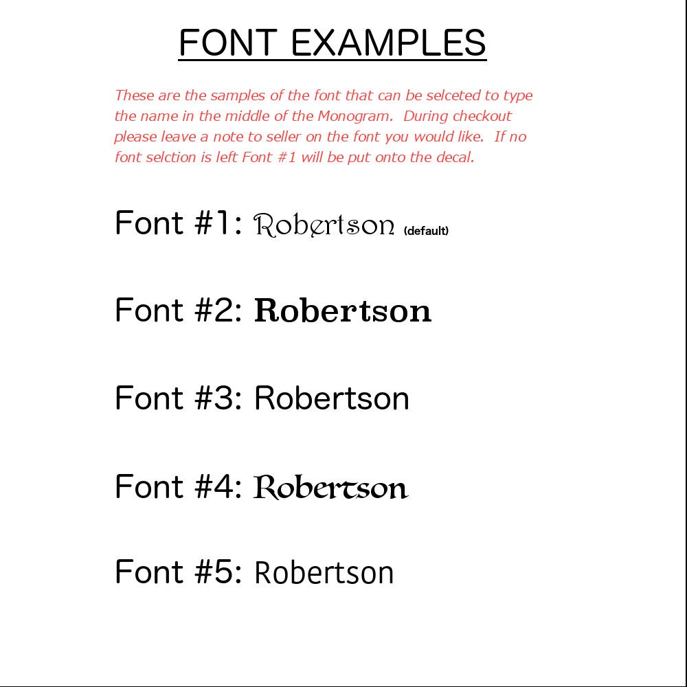 Custom RV Decal / Monogram Decal / Split Letter Decal - Etsy