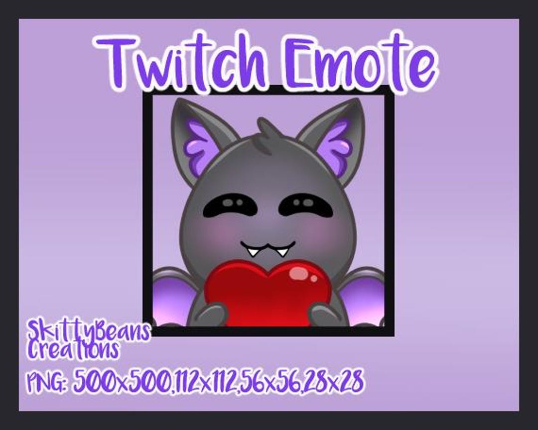 Twitch Emote | Cute Bat Emote | Bat | Emotes - Etsy