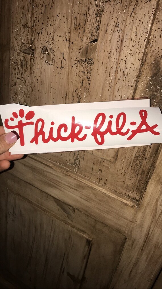 Thick-fil-A Vinyl Sticker Electronics & Accessories Laptop etna.com.pe