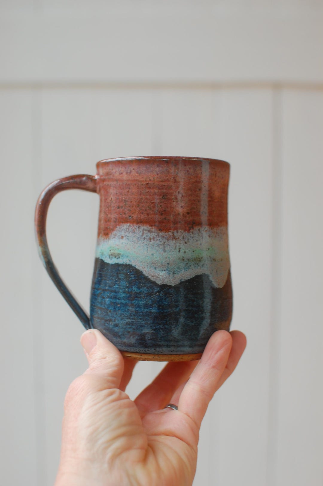 Pink and Gray Mug - Handmade Pottery - Pottery Mugs - Ceramics ...