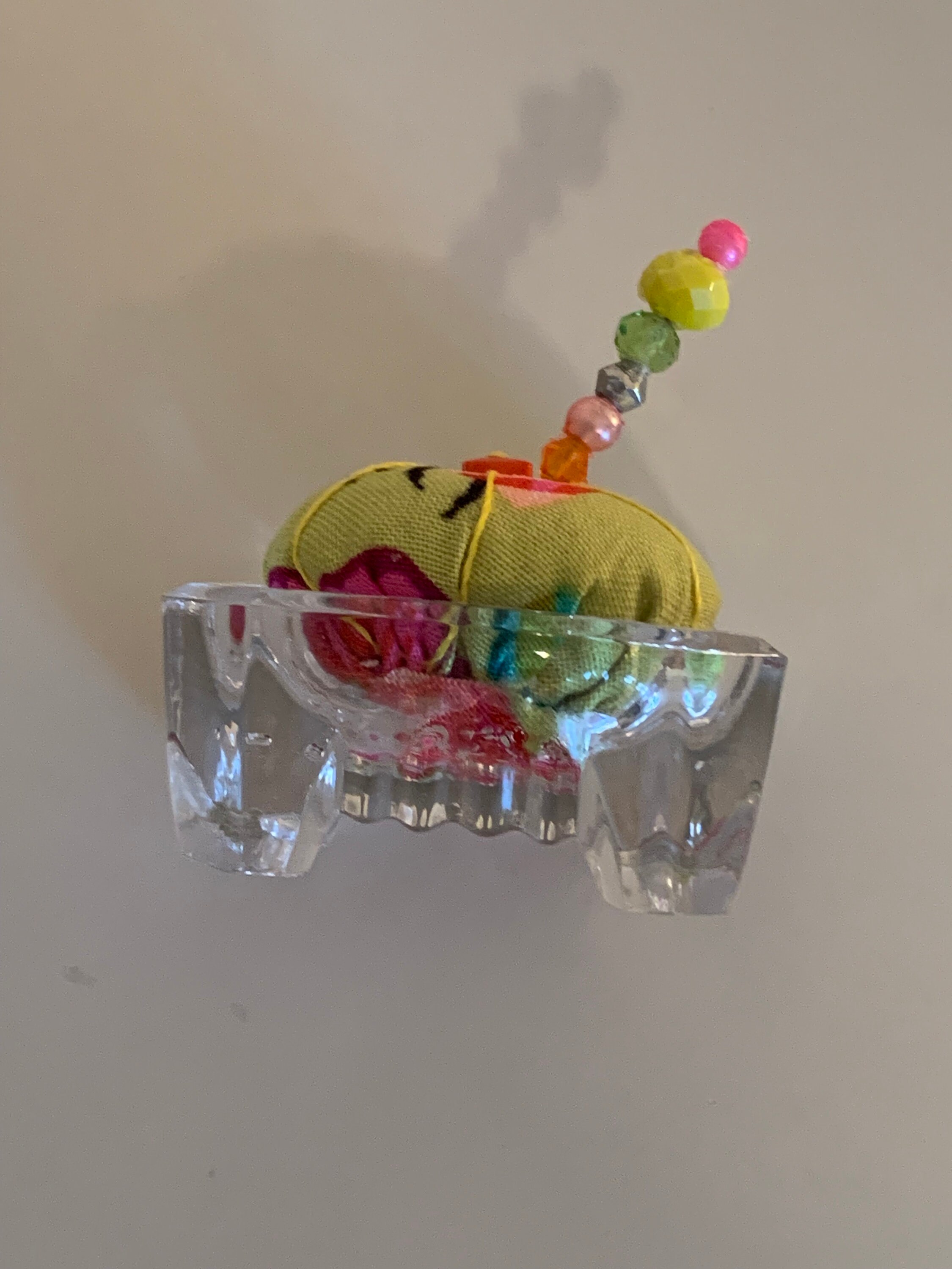 Antique Salt Cellar Pin Cushion Tula Pink Moon Garden Bee With - Etsy