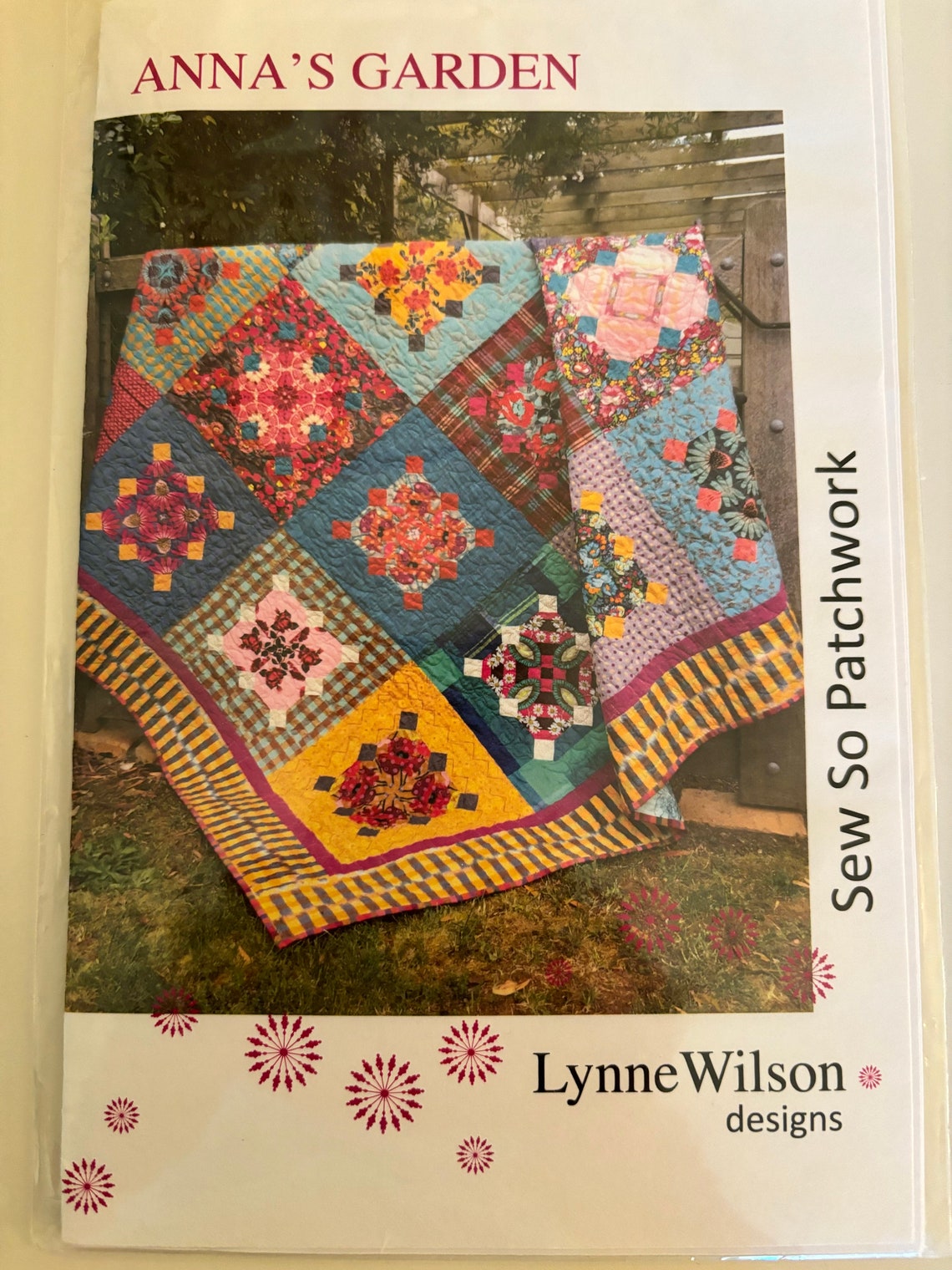 Anna's Garden Quilt Pattern From Sew so Patchwork. Lynne Wilson Designs ...