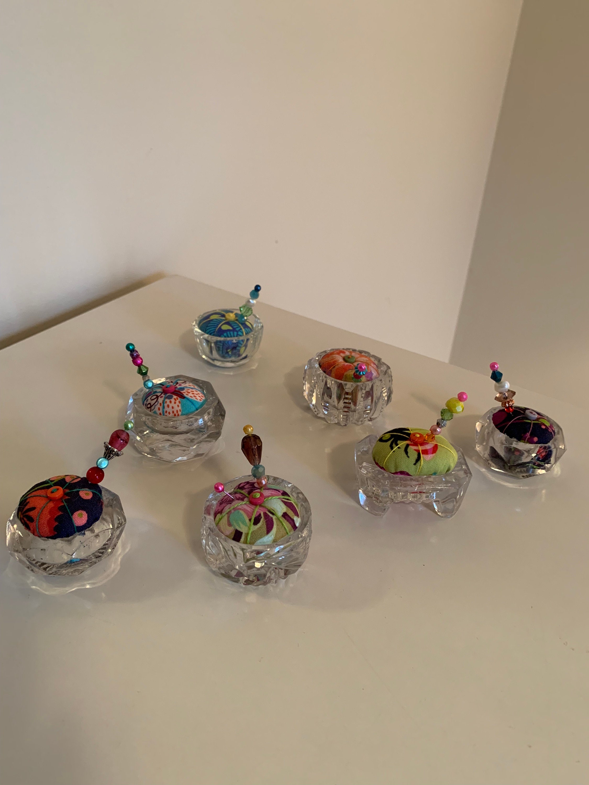 Antique Salt Cellar Pin Cushion Tula Pink Moon Garden Bee With - Etsy