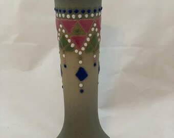Brush Mccoy Pottery Jewel Line Vase Art Deco Stoneart Line - Etsy