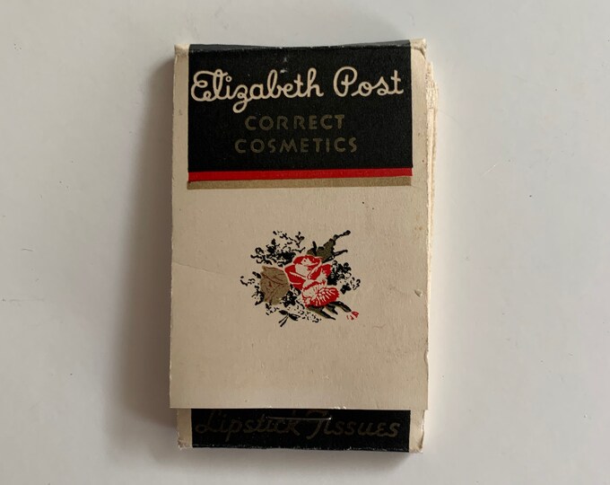 Vintage Elizabeth Post Correct Cosmetics Lipstick Tissues - Etsy