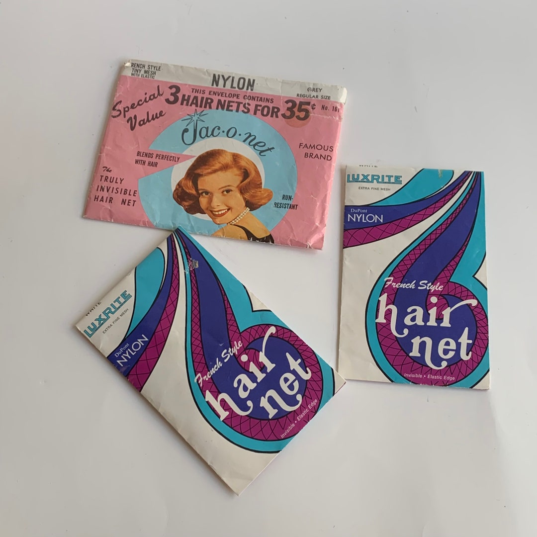Vintage Jac-o-net Package With Hairnets - Etsy