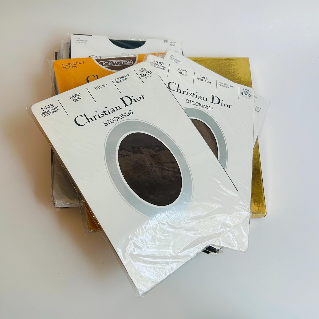Vintage Christian Dior Stockings Lot, New in Sealed Packages, Nylons - Etsy