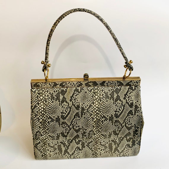 Vintage faux snake skin - Gem