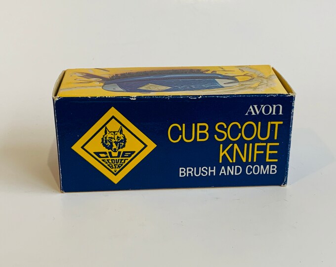 Vintage Avon Cub Scout Knife Brush and Comb - Etsy