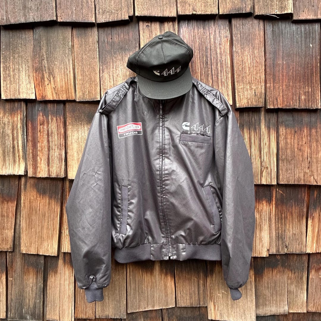 Vintage King Louie Pro Fit Freightliner Trucks, Cummins 444 Jacket With ...