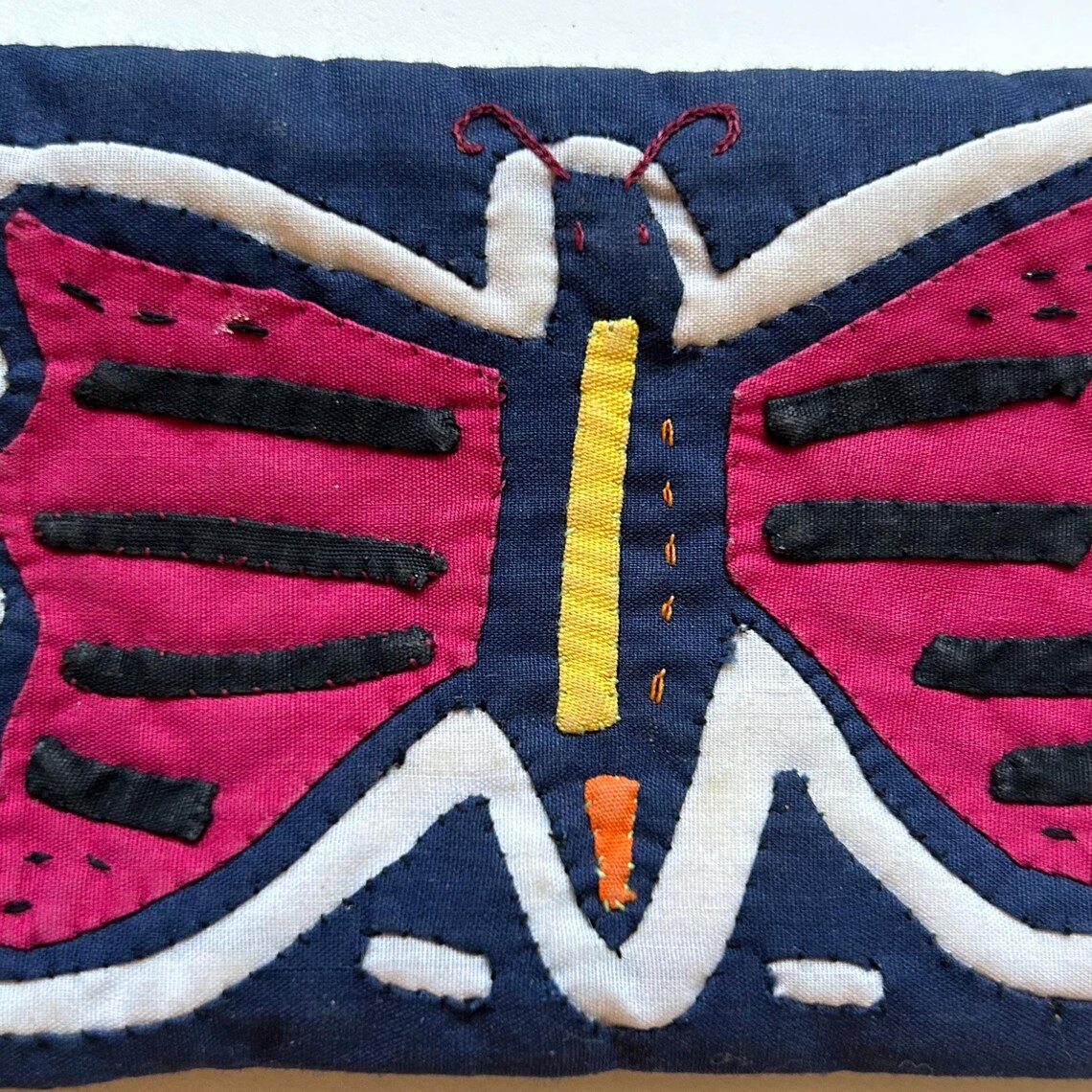 Vintage Mola Fabric Glasses Holder, Butterfly - Etsy
