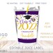 Printable Class of 2023 Graduation Juice Label Purple & - Etsy