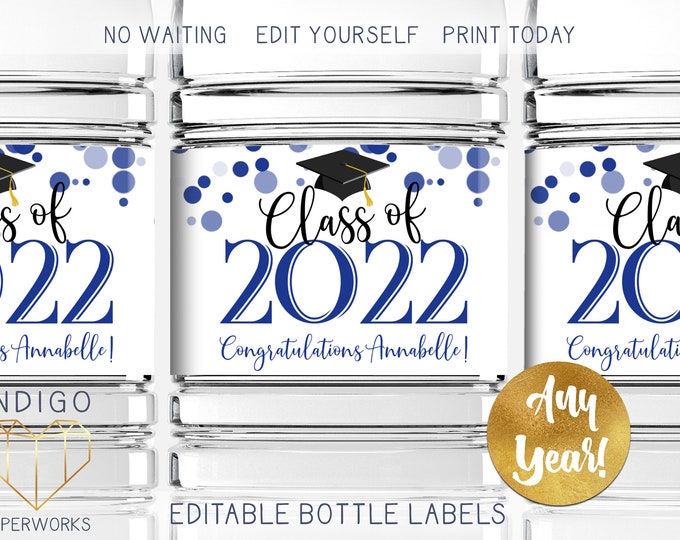 Printable Red and White Graduation Chocolate Bar Label, Candy Bar ...