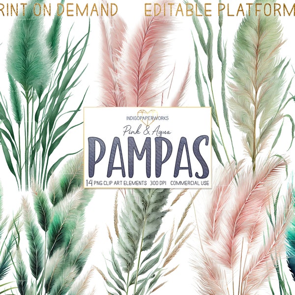 Pampas Png Transparent Clipart - Etsy