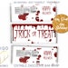Halloween Candy Bar Label Printable Bloody Halloween Birthday - Etsy