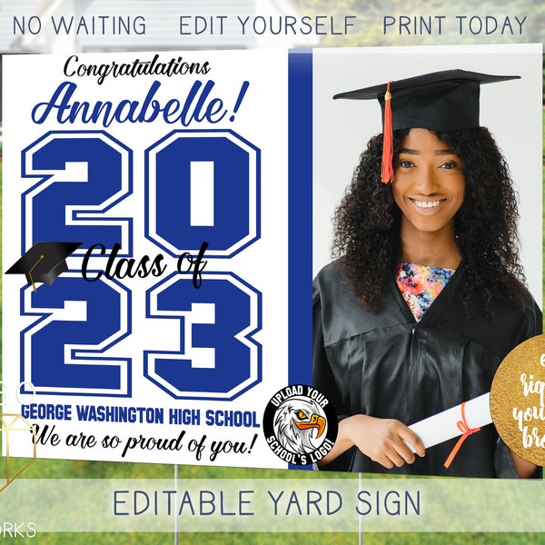 Grad Yard Sign - Etsy