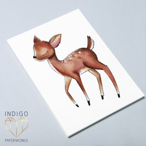 Watercolor Woodland Animals Clipart Deer, Fox, Bunny Rabbit, Bear, and ...