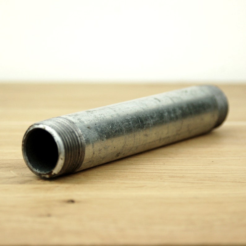 Galvanized Steel Threaded Tubes 4 to 150 Cm 12/17mm - Etsy UK