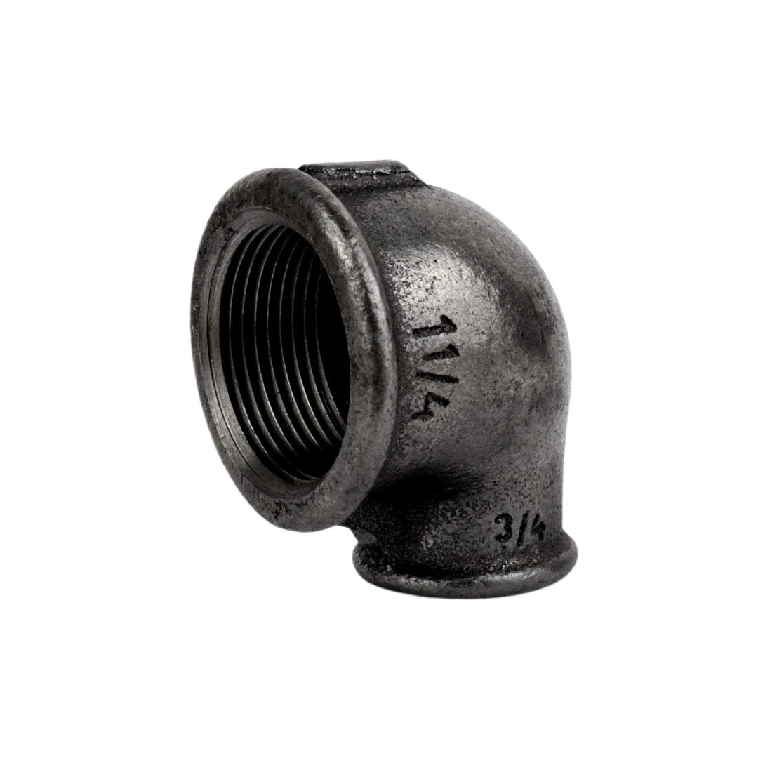 Reduced Small Radius Elbow Fitting Black Cast Iron All - Etsy