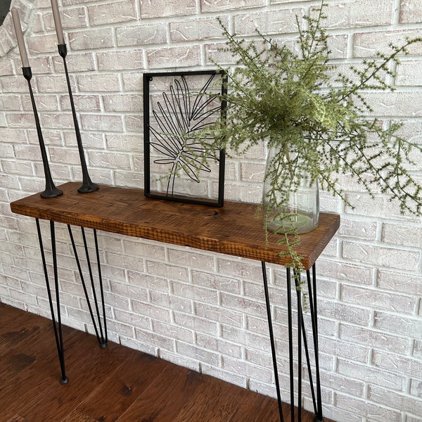 Rustic Console Table - Etsy