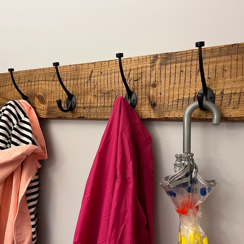 Rustic Coat Rack - Etsy