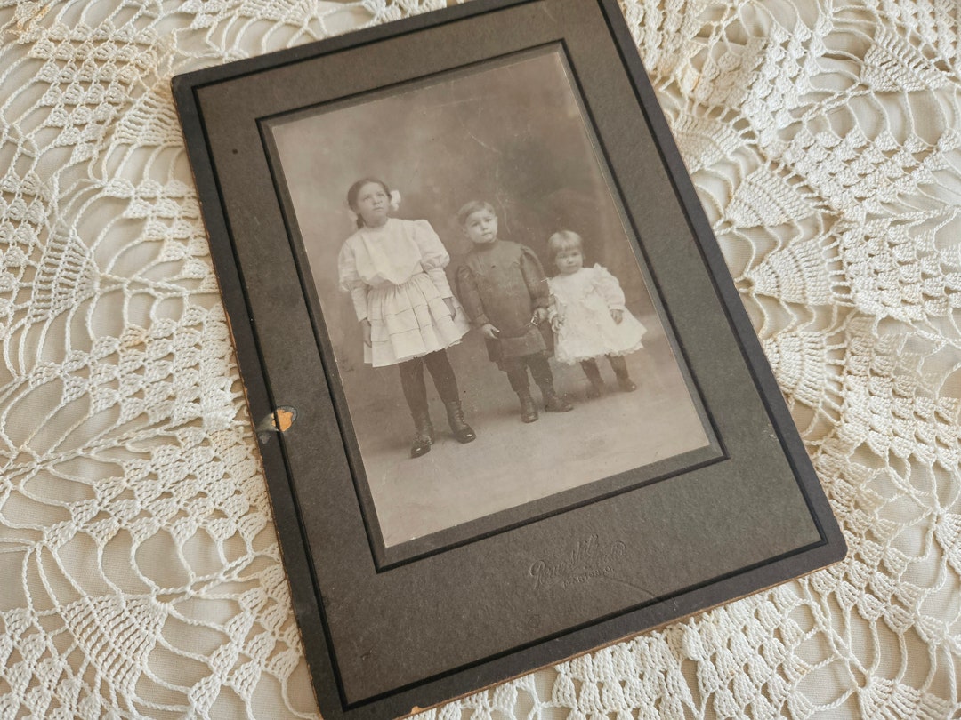 Vintage Photo - Three Children Dressed in Their Best - Circa 1905 ...