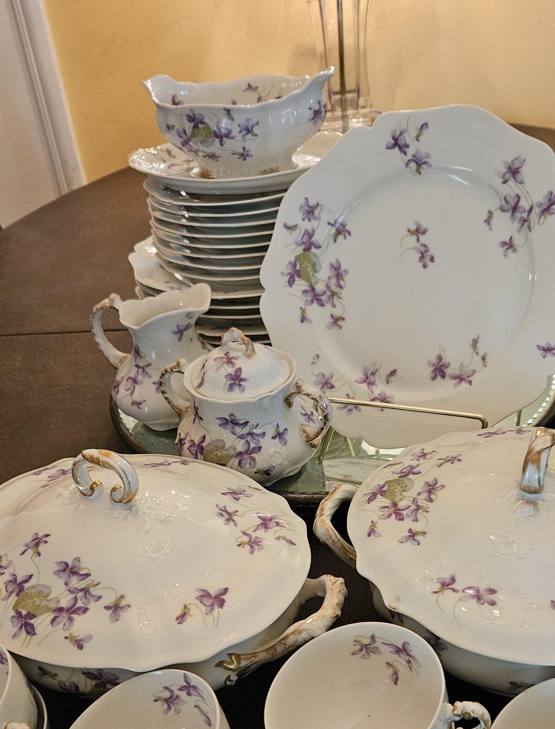Violet Pattern China - Limoges, France- by Wm Guerin & Co, on Haviland ...