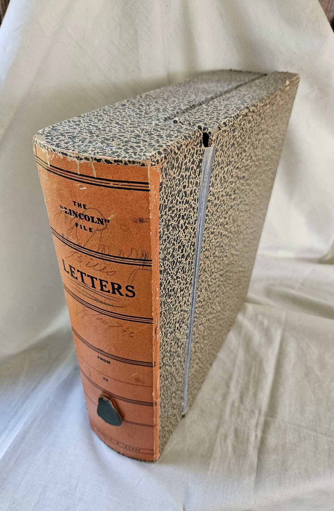 Lincoln File, Storage, Letter Box - 1930's - Very Nice Vintage ...