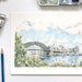 Sydney Opera House Art Print / the Rocks Sydney Artwork / - Etsy