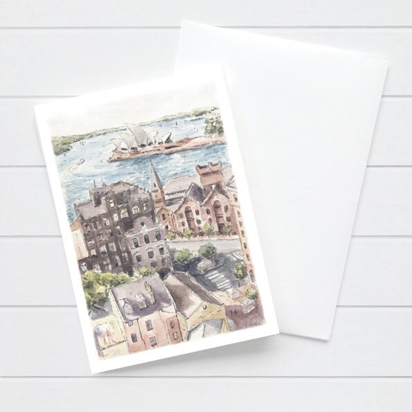 Sydney Card Set of 6 Landscapes / Australian Souvenir / Australian ...